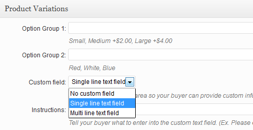 Cart66-Product-Variations