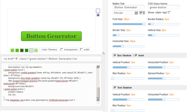 CSS Button Generators