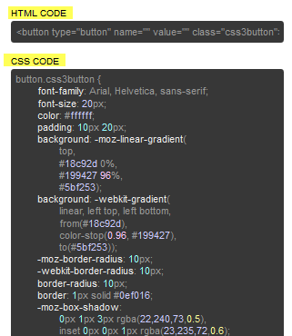 CSS & HTML Button Code