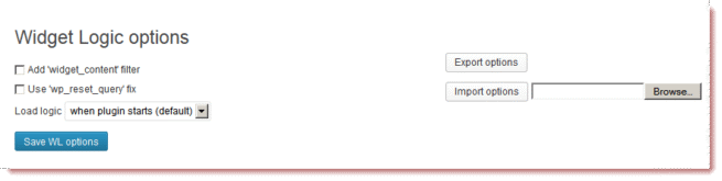 Display Widgets Using Conditional Tags