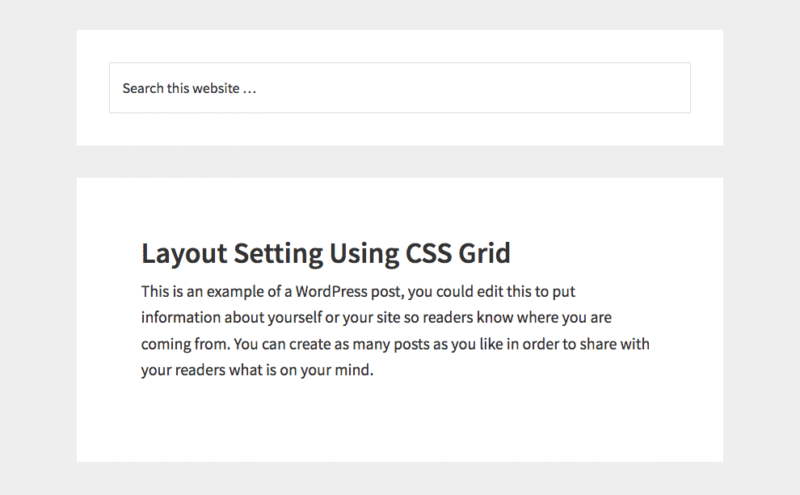 Custom Genesis Layout Setting Using Css Grid