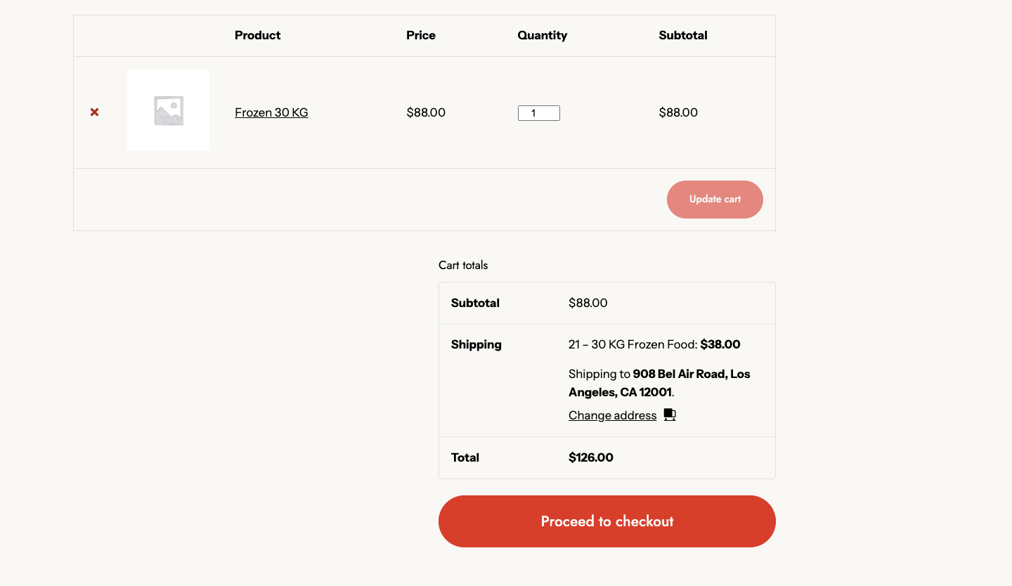 Hide Shipping Methods On Cart Page Based On Weight And Shipping Class