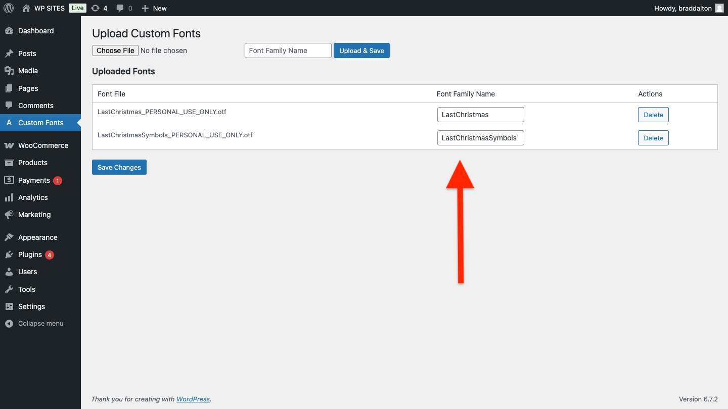 Fonts Pro - Custom Fonts for Your Visual Editor in WordPress
