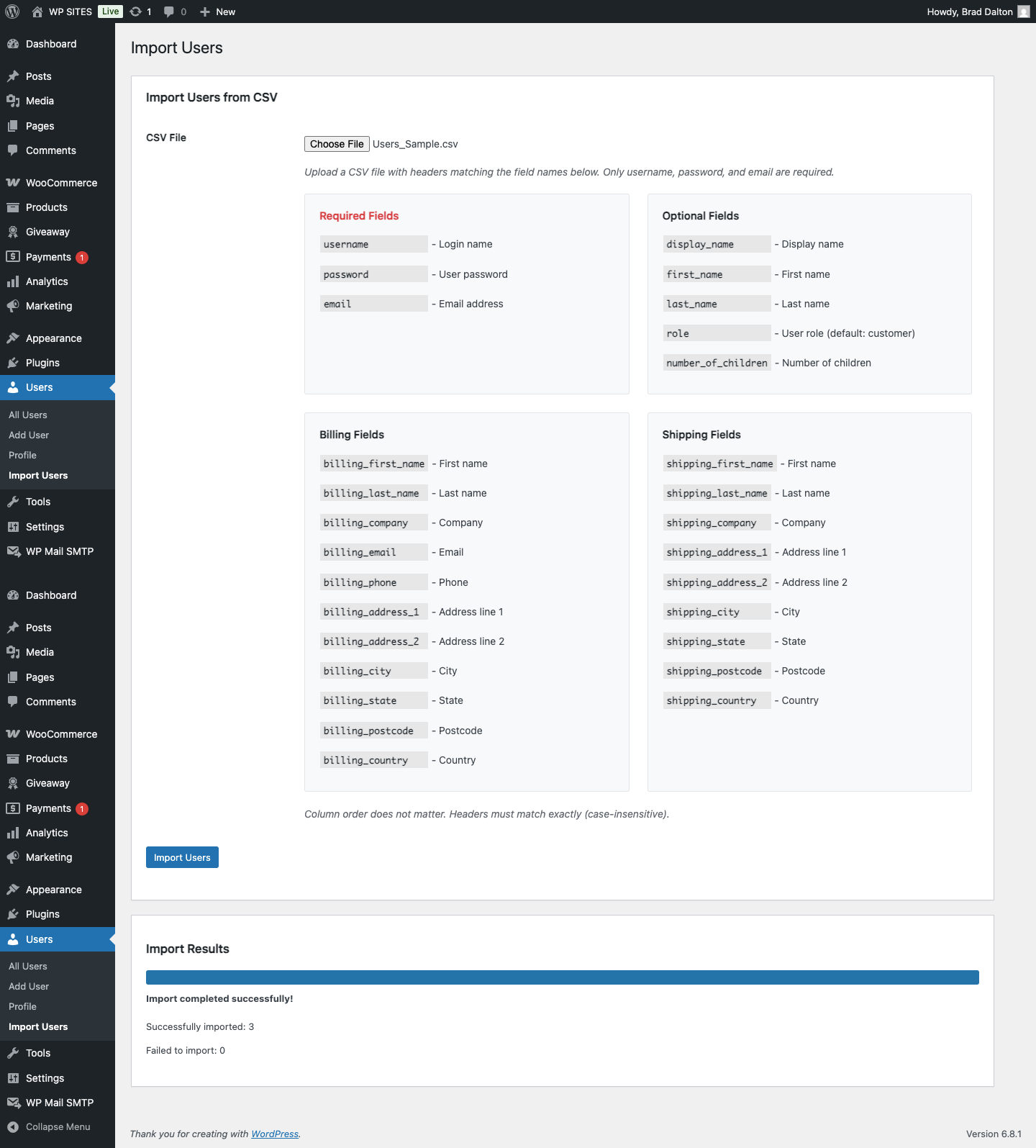 Effortlessly Import Users to WordPress via CSV File Plugin